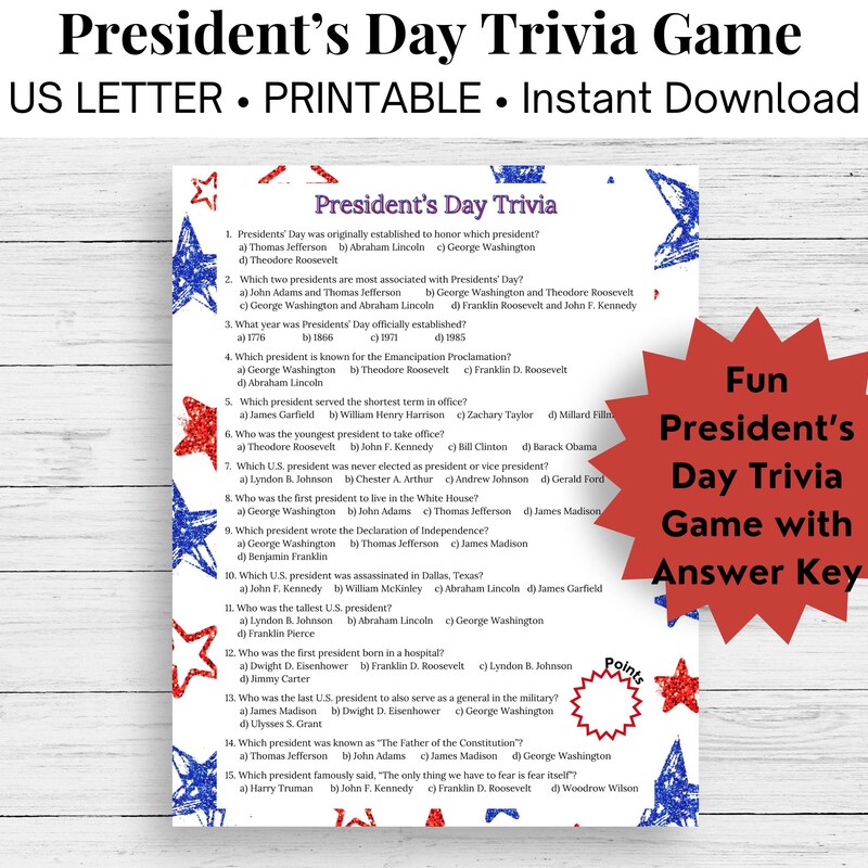 Presidents Day - Etsy