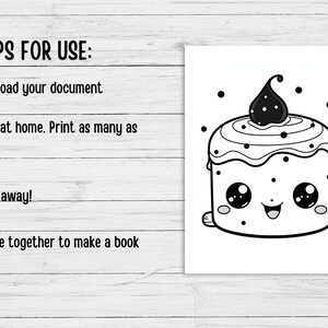 Kawaii Food Coloring Pages, Printable Coloring Pages, Kids Kawaii ...