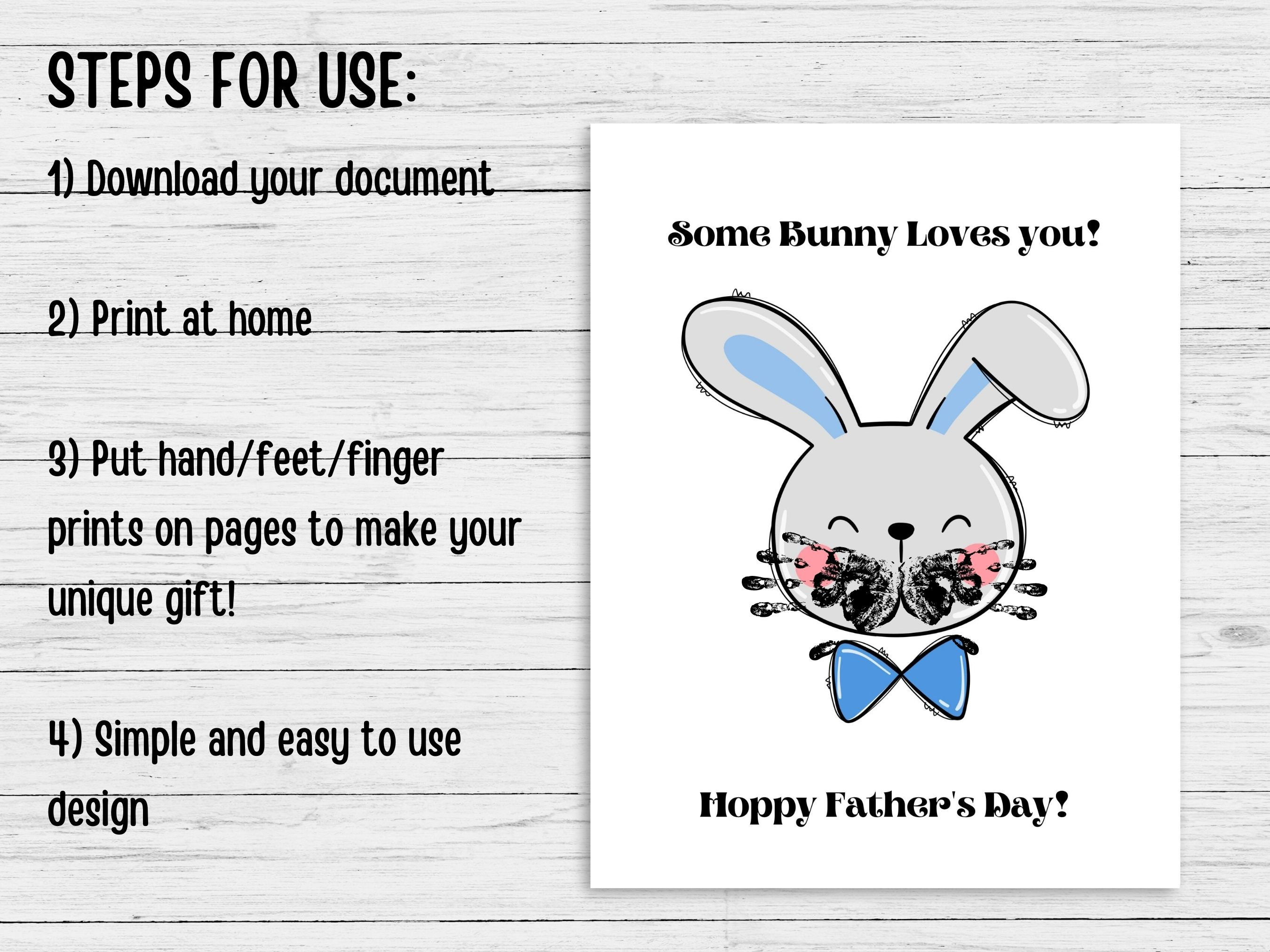 Father's Day Handprint Craft Handprint Art Kids Craft Preschool ...