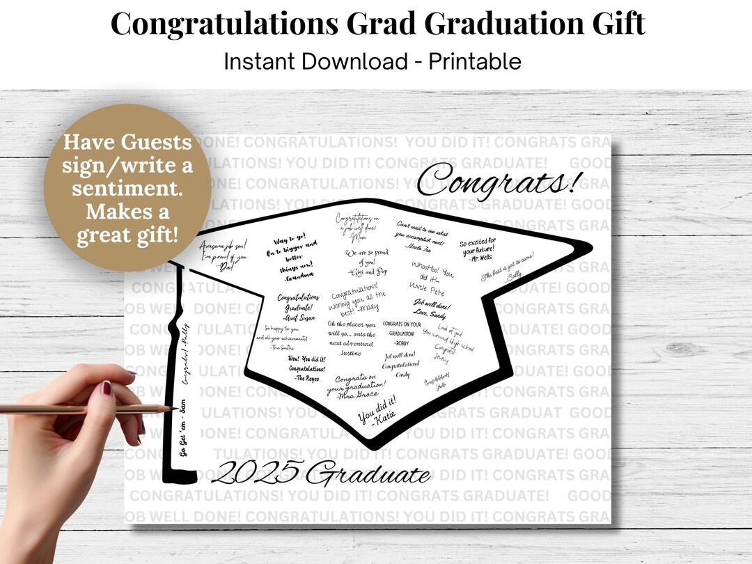 Graduation Gift, Alternative Graduation Card, 2025 Graduation Present ...
