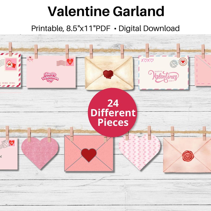 Valentine Banner - Etsy