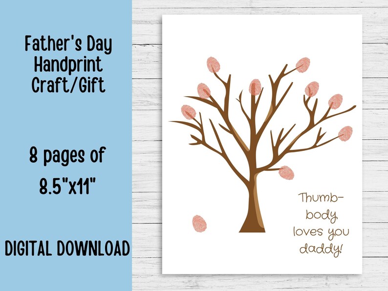 Father's Day Handprint Craft Handprint Art Kids Craft Preschool ...