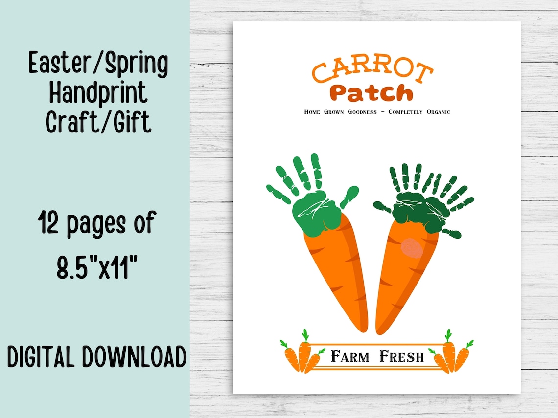 Easter Handprint Craft, Spring Handprint Art, Kids Craft Preschool ...