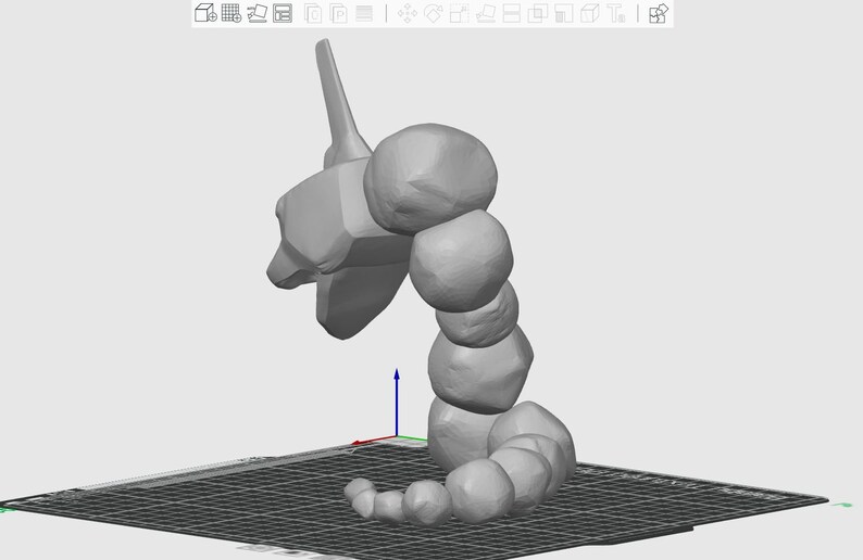 Onix 095 pokemon // STL FILE // 3D PRINT - Etsy Australia