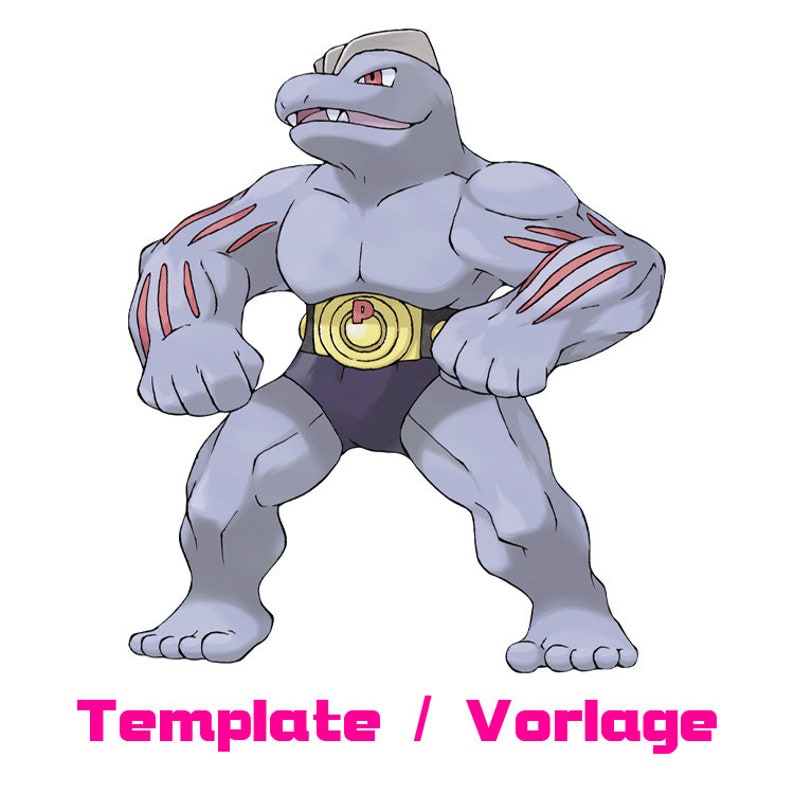 Machoke / Maschock 067 pokemon // STL FILE // 3D PRINT - Etsy