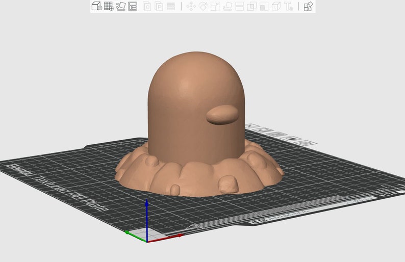 Diglett / Digda 050 pokemon // STL FILE // 3D PRINT - Etsy
