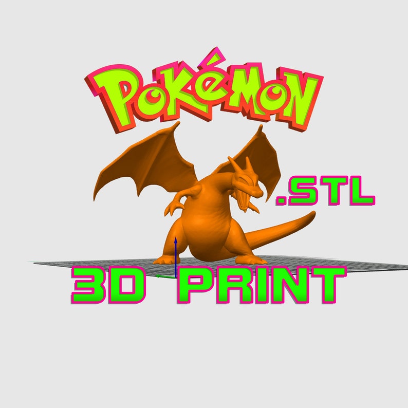 Charizard / Charizard 006 pokemon // STL FILE // 3D PRINT - Etsy