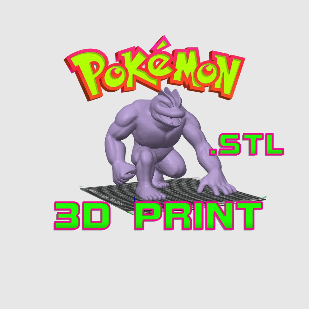 Machoke / Maschock 067 pokemon // STL FILE // 3D PRINT - Etsy