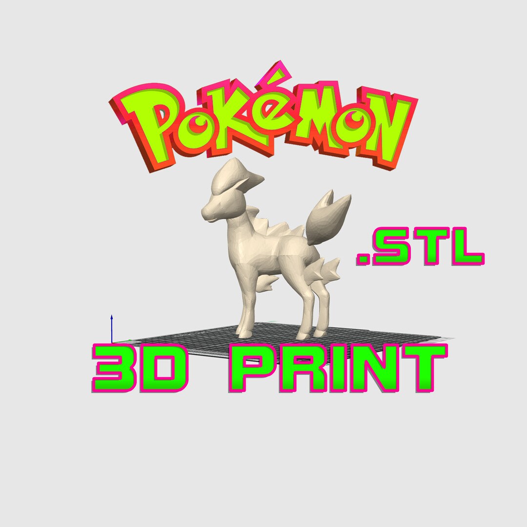 Ponyta / Ponita 077 pokemon // STL FILE // 3D PRINT - Etsy