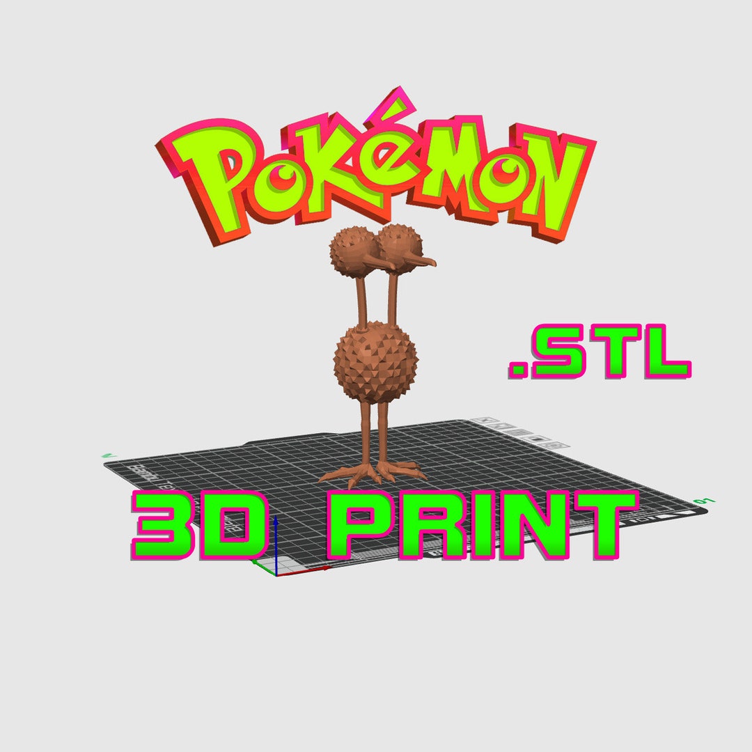 Doduo / Dodu 084 pokemon // STL FILE // 3D PRINT - Etsy
