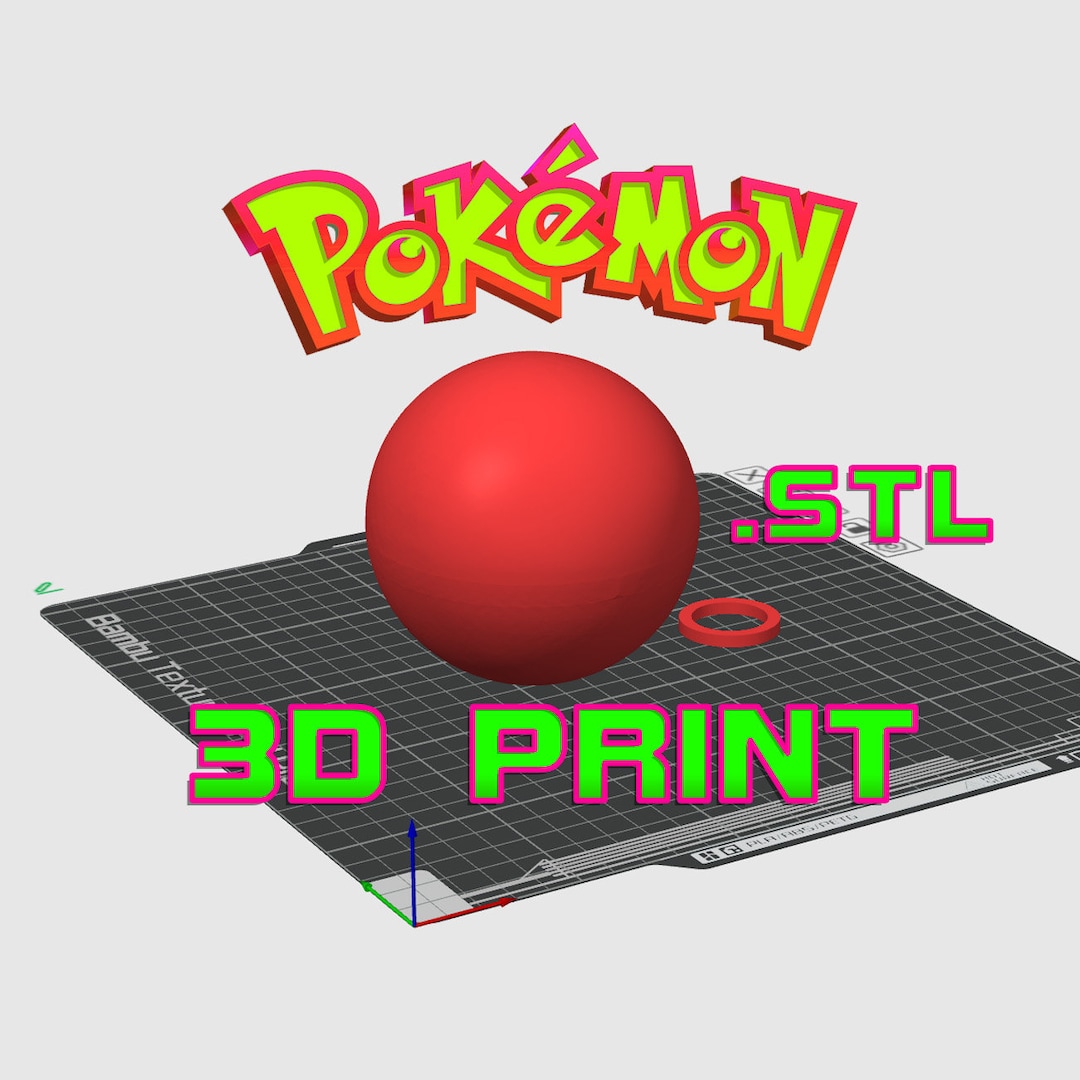 Voltobal / Voltorb 100 pokemon // STL FILE // 3D PRINT - Etsy