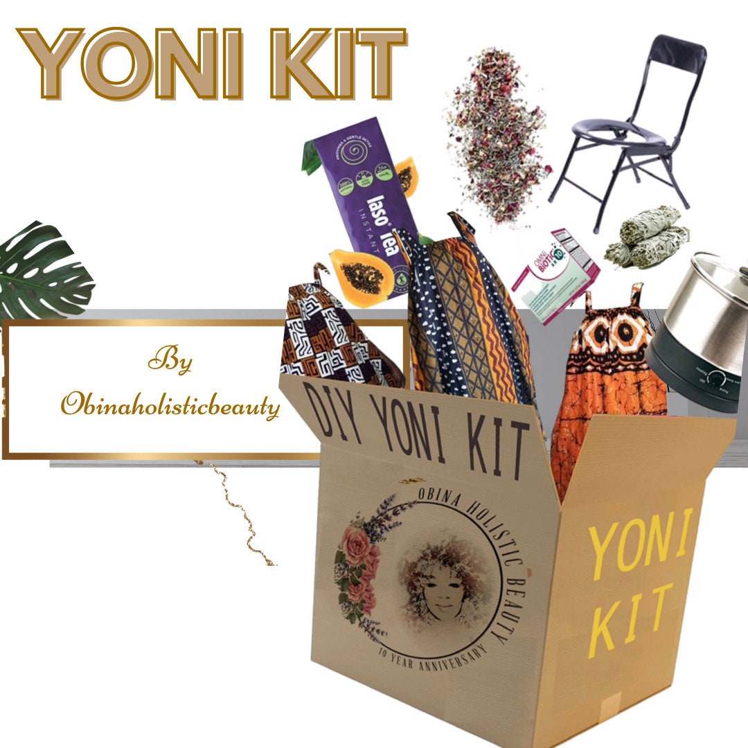 YONI KIT Wholesale: 4 Yoni Pots- 4 Yoni Robe- 4 Black Chair- Yoni ...