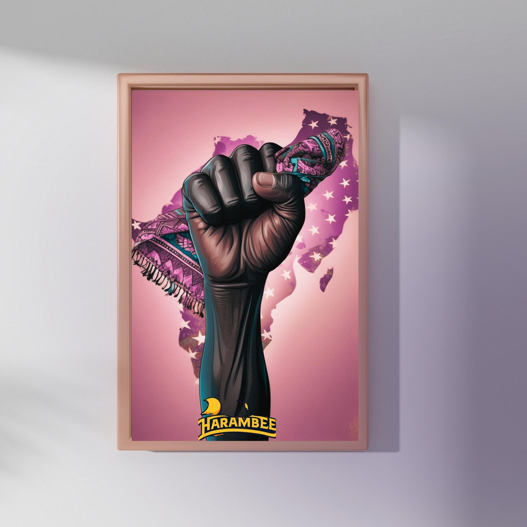 African Wall Art, Kenya Wall Art, Harambee Wall Art, Afrocentric Poster ...