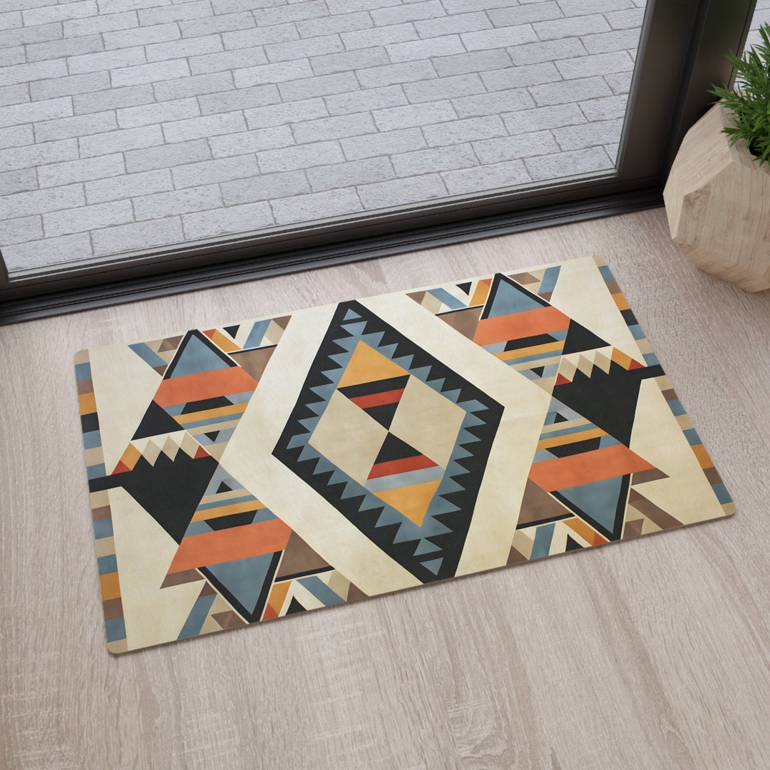 Inca Inspired Floor Mat - Etsy