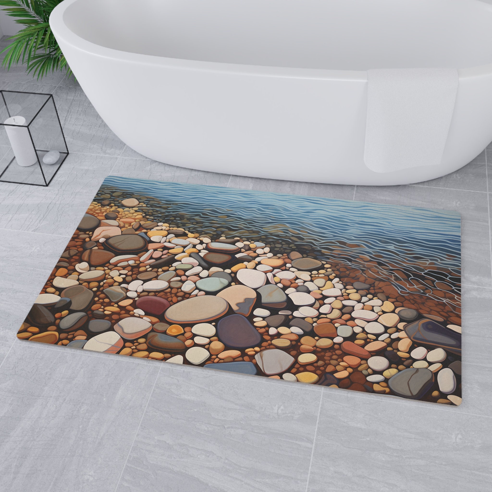 Floor Mats for Home | Small Rubber Mat | Beach-inspired Home Decor ...