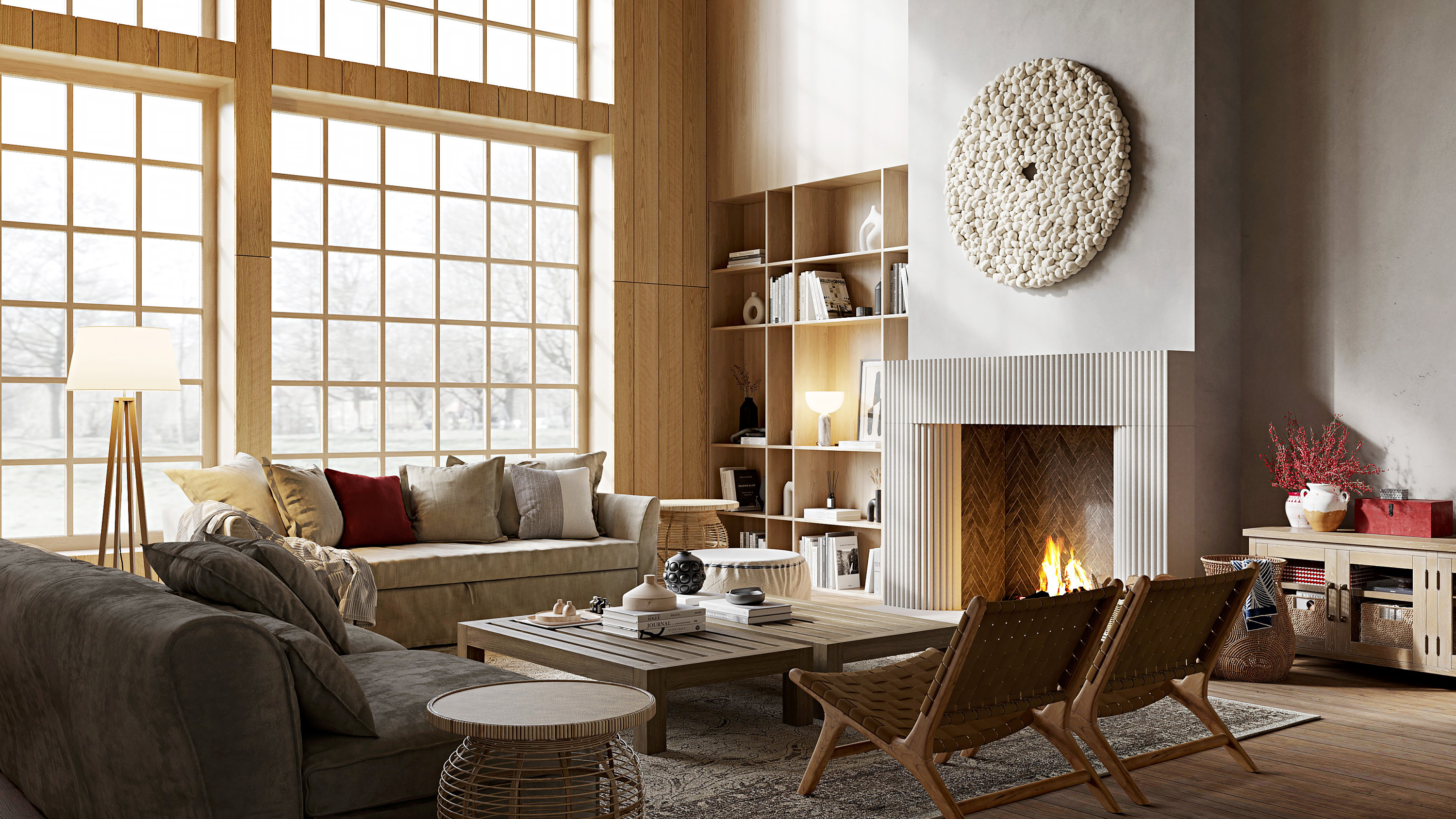 Reeded Cast Stone Fireplace Mantel Surround - Etsy