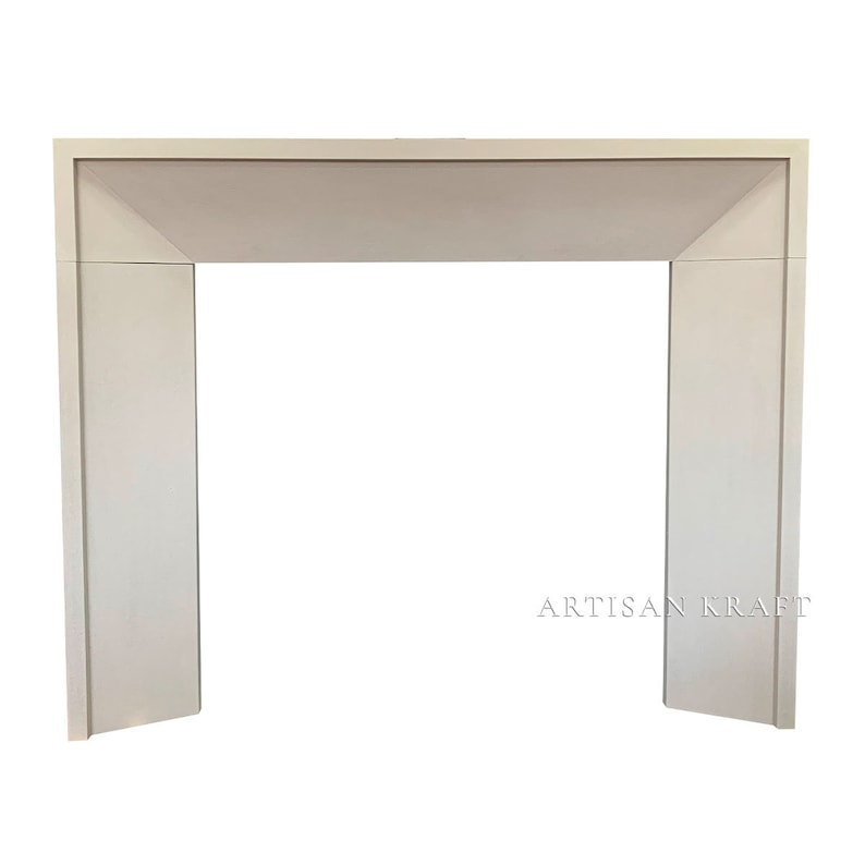 Soho Fireplace Mantel Surround Cast Stone Modern - Etsy
