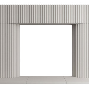 Reeded Cast Stone Fireplace Mantel Surround - Etsy