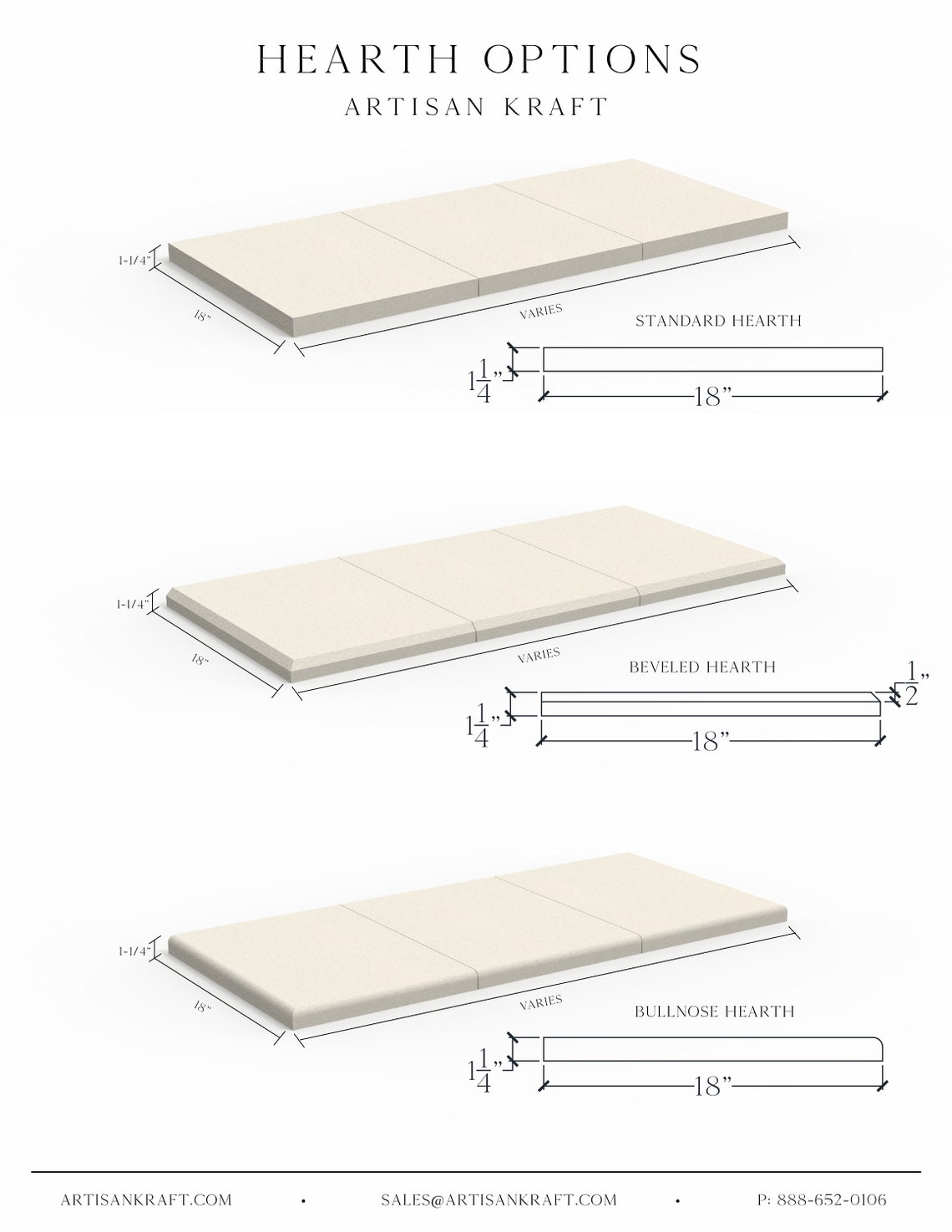 Cast Stone Hearth Options - Etsy