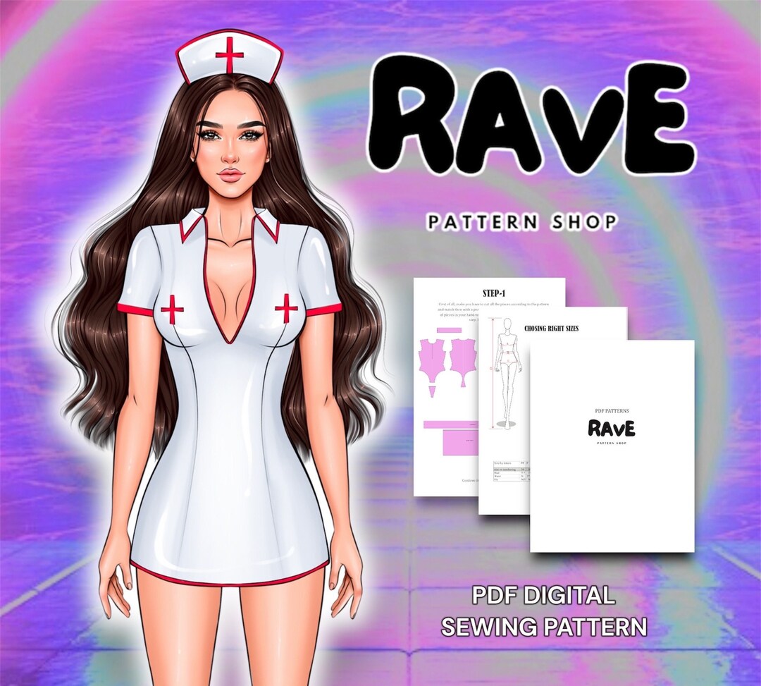 Nurse Cosplay Sewing Pattern - Etsy
