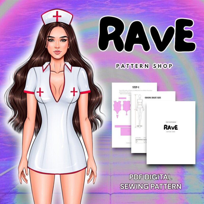 Sexy Nurse Costume Dress Etsy