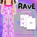 Rave Cosplay Sewing Pattern: Waiting for the Drop - Etsy