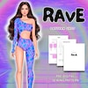 Rave Cosplay Sewing Pattern: Rave Together Stay Together - Etsy
