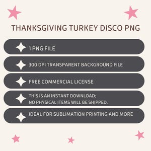 Thanksgiving Turkey Png Fall Png Disco Png Retro Thanksgiving Png ...