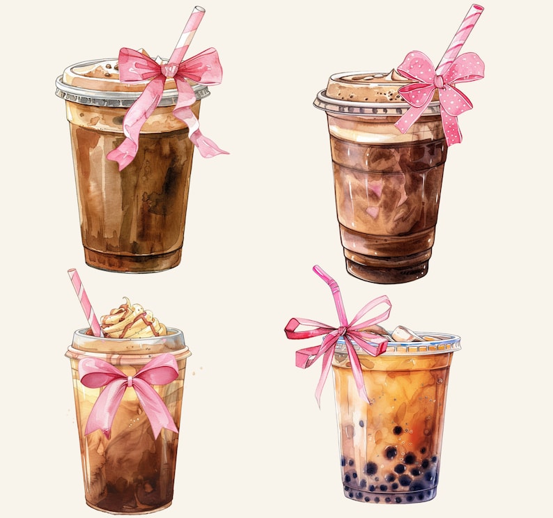 Coquette Iced, Ice Coffee Lovers, Downloaded Png, Sublime Designs ...