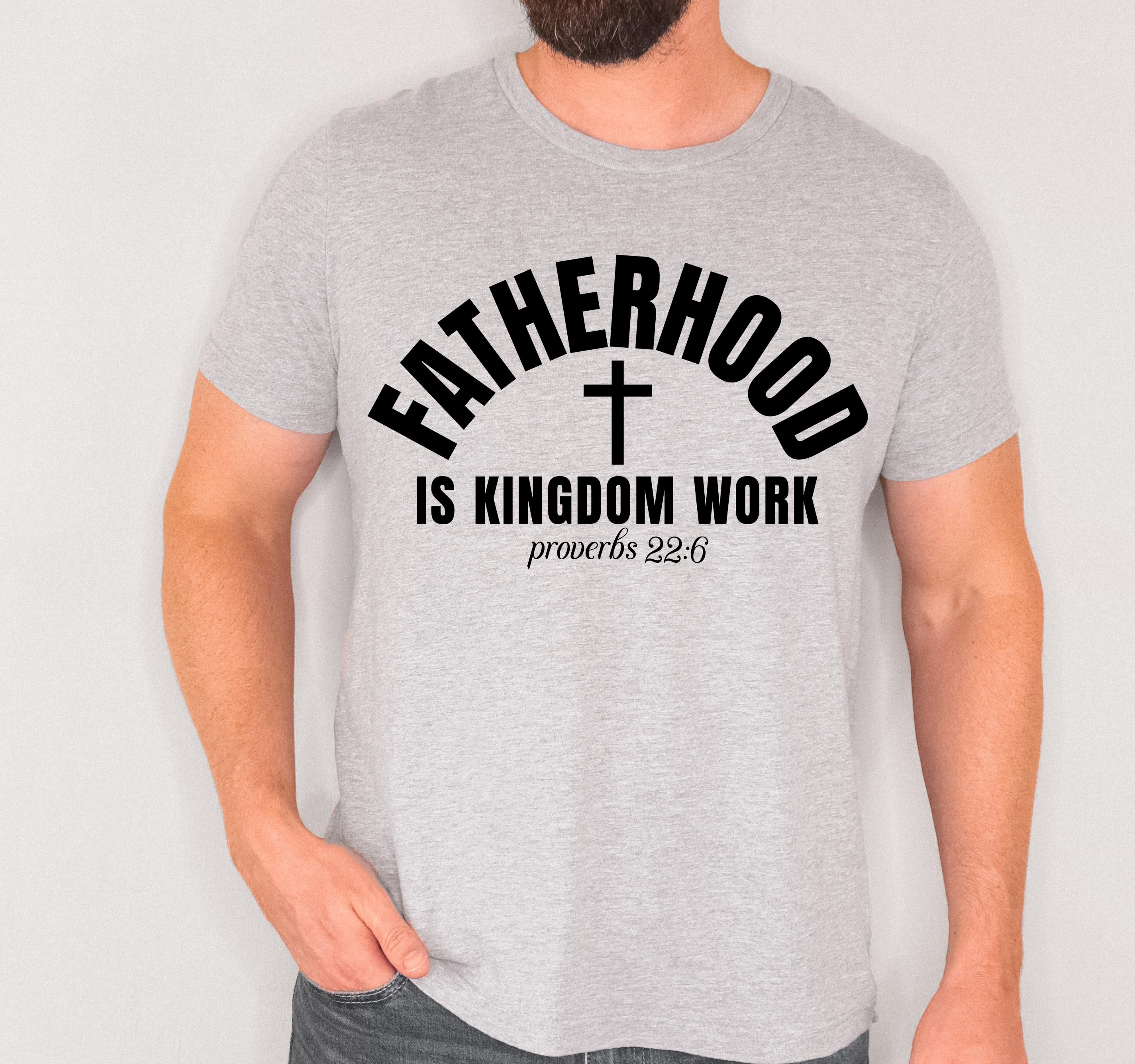Fatherhood is Kingdom Work Png, Christian Dad Png, Fathers Day Png ...