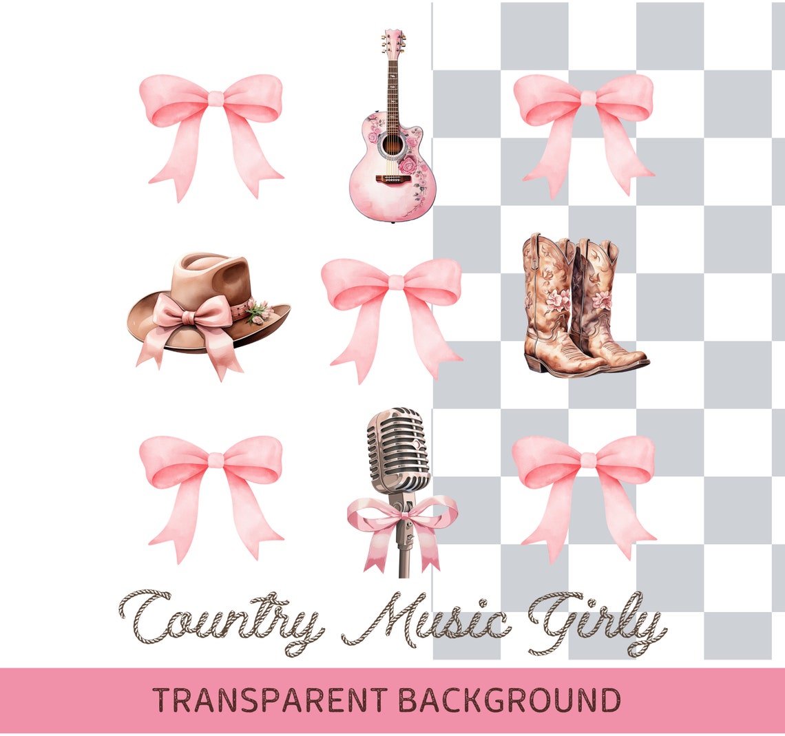 Country Music Png, Western Png, Coquette Png, Country Png, Cowgirl Png ...
