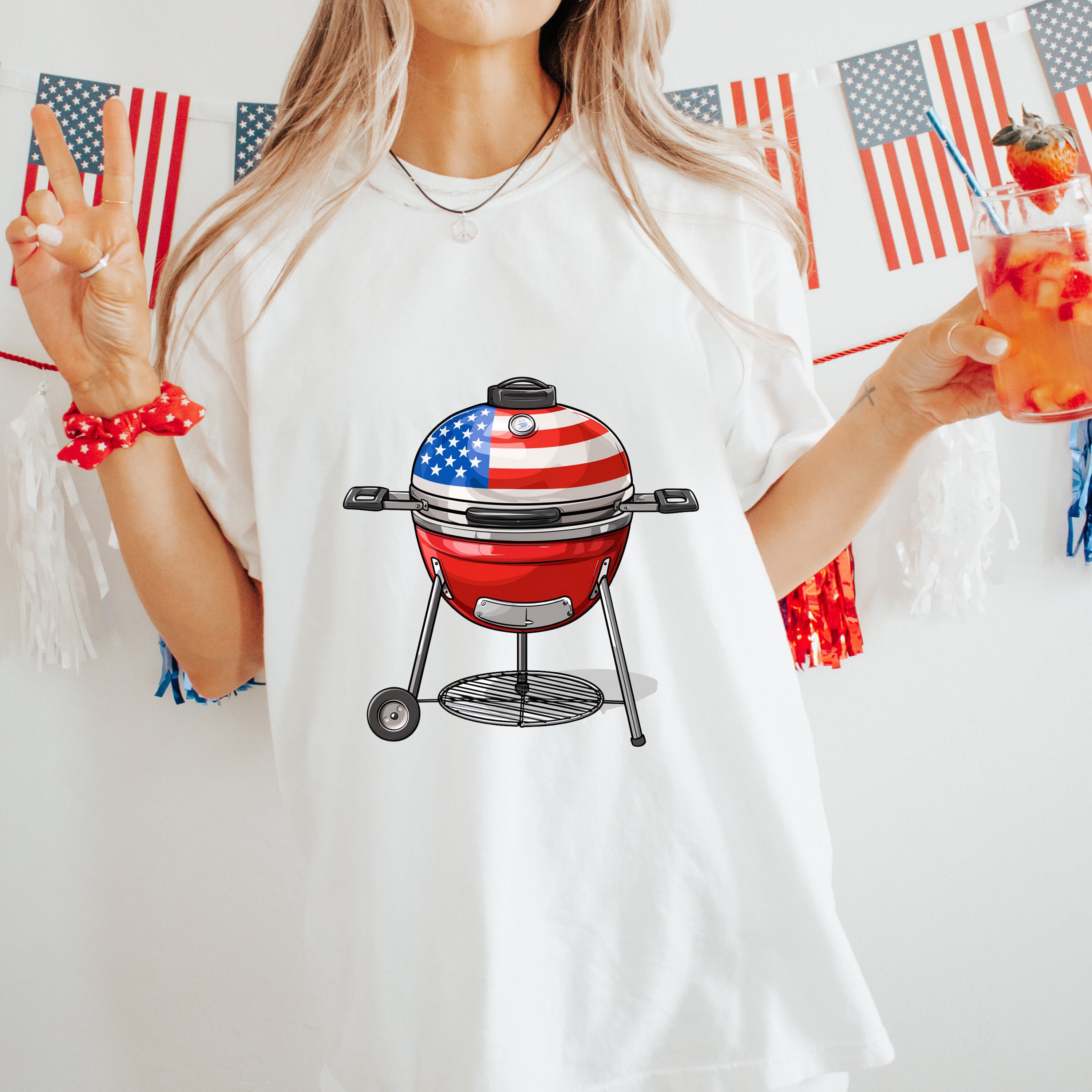 4th of July Png, American Flag Png, Bbq Grill Png, Patriotic Png ...