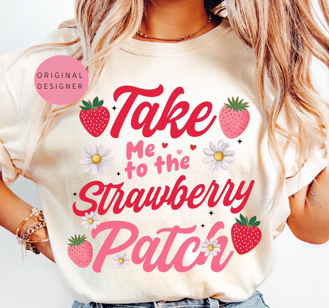 Strawberry Png, Strawberry Patch PNG, Strawberry Festival Sublimation ...