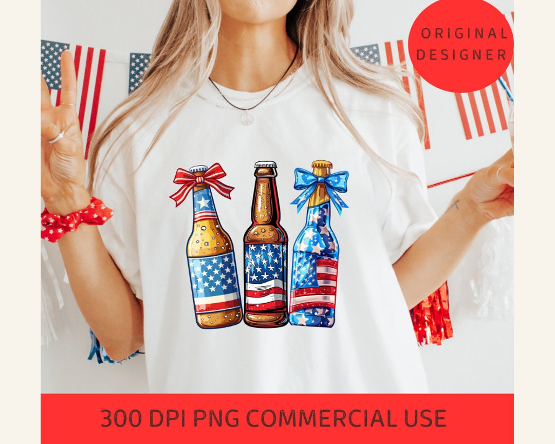 Beer Bundle Png, Patriotic Png, Coquette Bow Png, 4th of July Png, Sublimation Png Trendy Png ...
