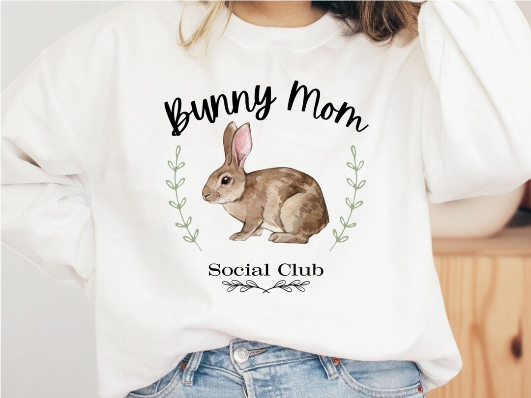 Bunny Mom Png, Bunny Mom Shirt Design, Bunny Mom Social Club, Mother's ...