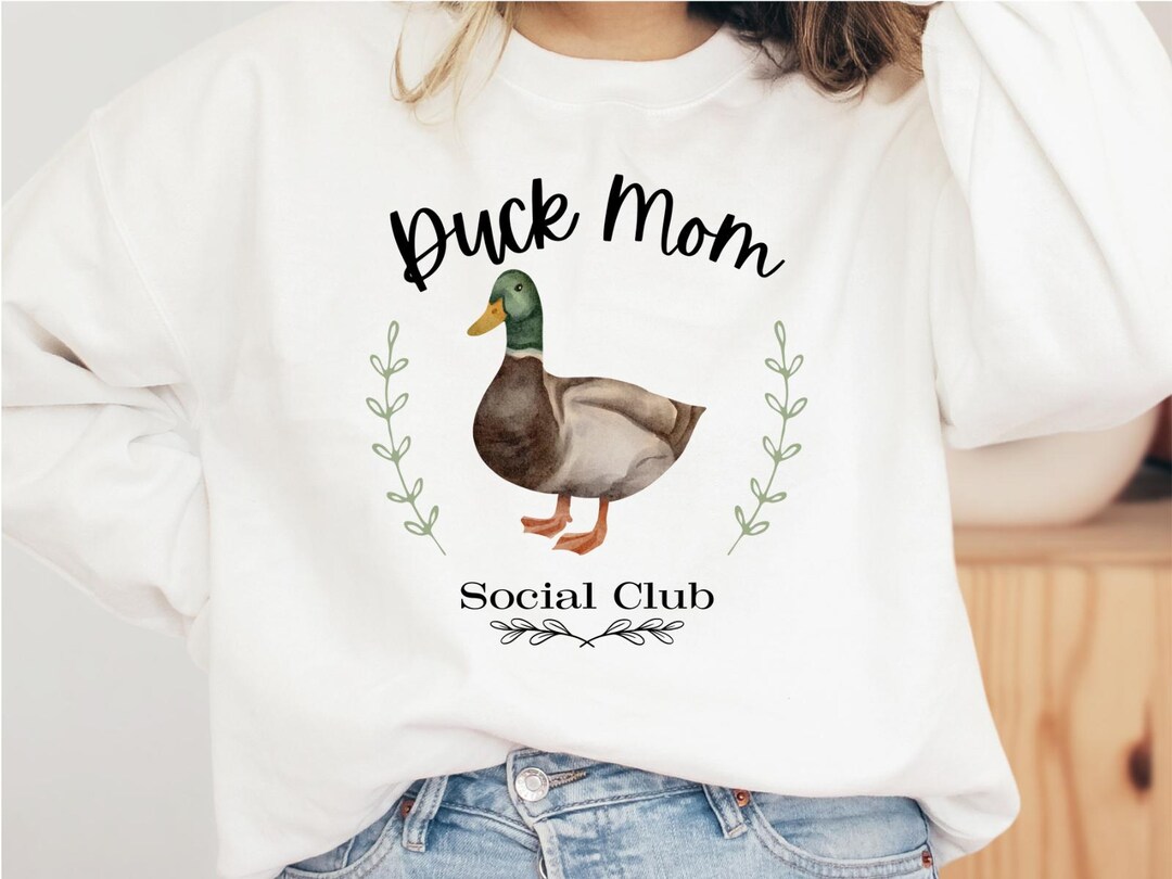 Duck Mom Png, Duck Mom Shirt Design, Duck Mom Social Club, Mother's Day ...