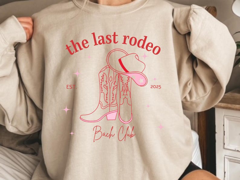 Last Rodeo Bachelorette Party PNG: Cowboy Hen Party (digital Download ...