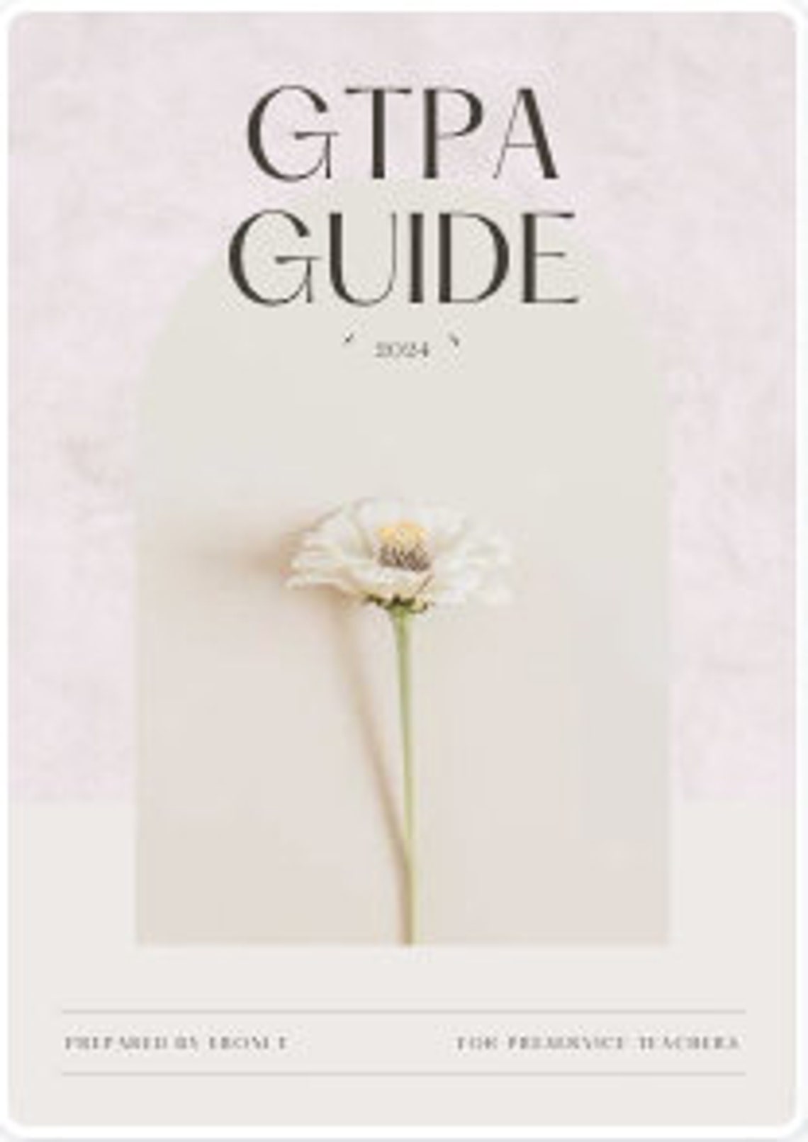 Gtpa Guide Gtpa Template Gtpa Handbook Gtpa Toolkit Everything You Need