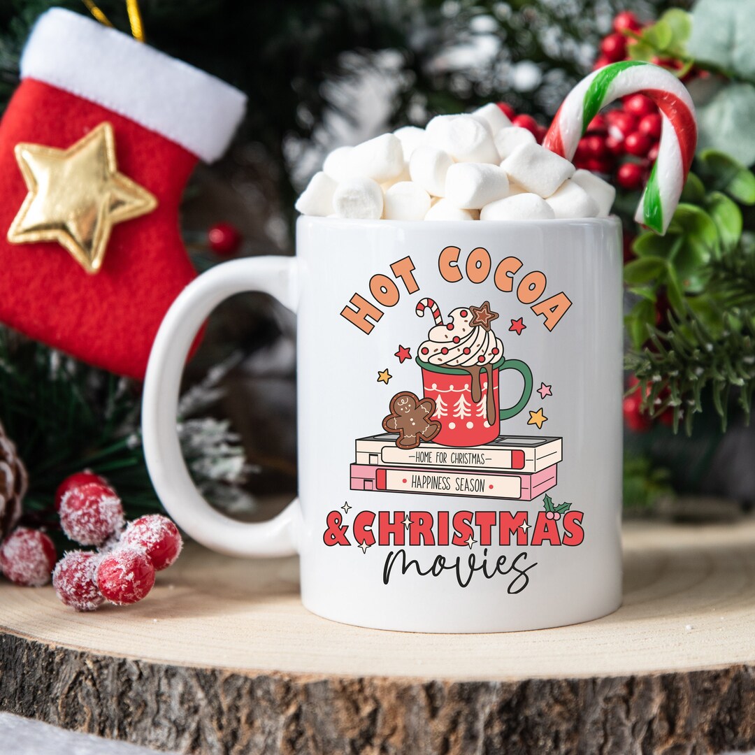 Hot Cocoa Mug,christmas Mug,coffee Lover Mug,christmas Gift Mug,gift ...