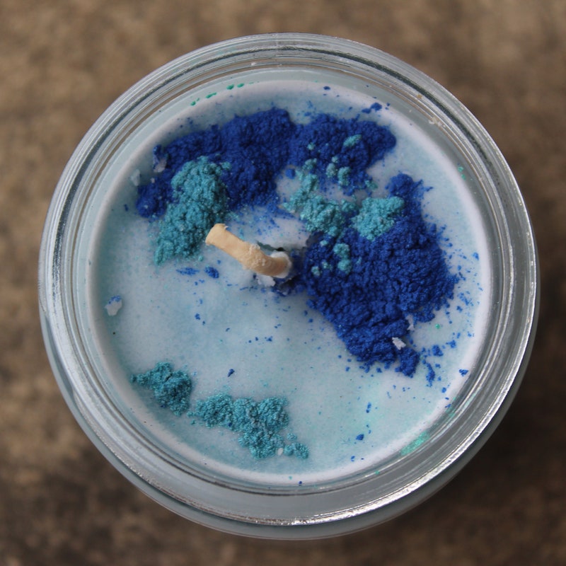 Blue Melted Glass - Etsy