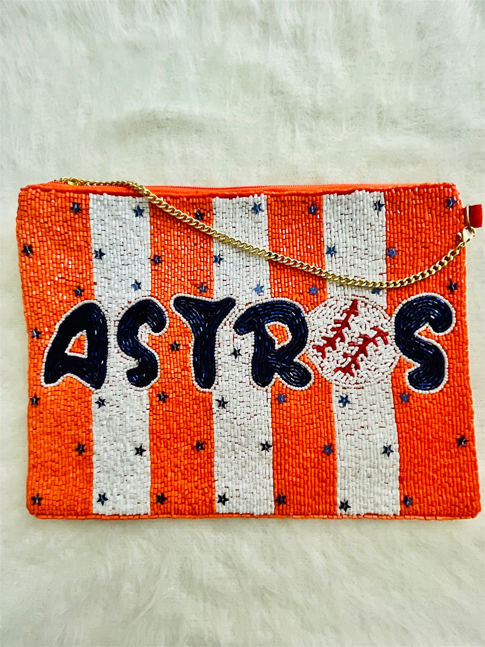 Houston Astros Beaded Purse, Astros Purse, Gift Idea, Houston Astros ...