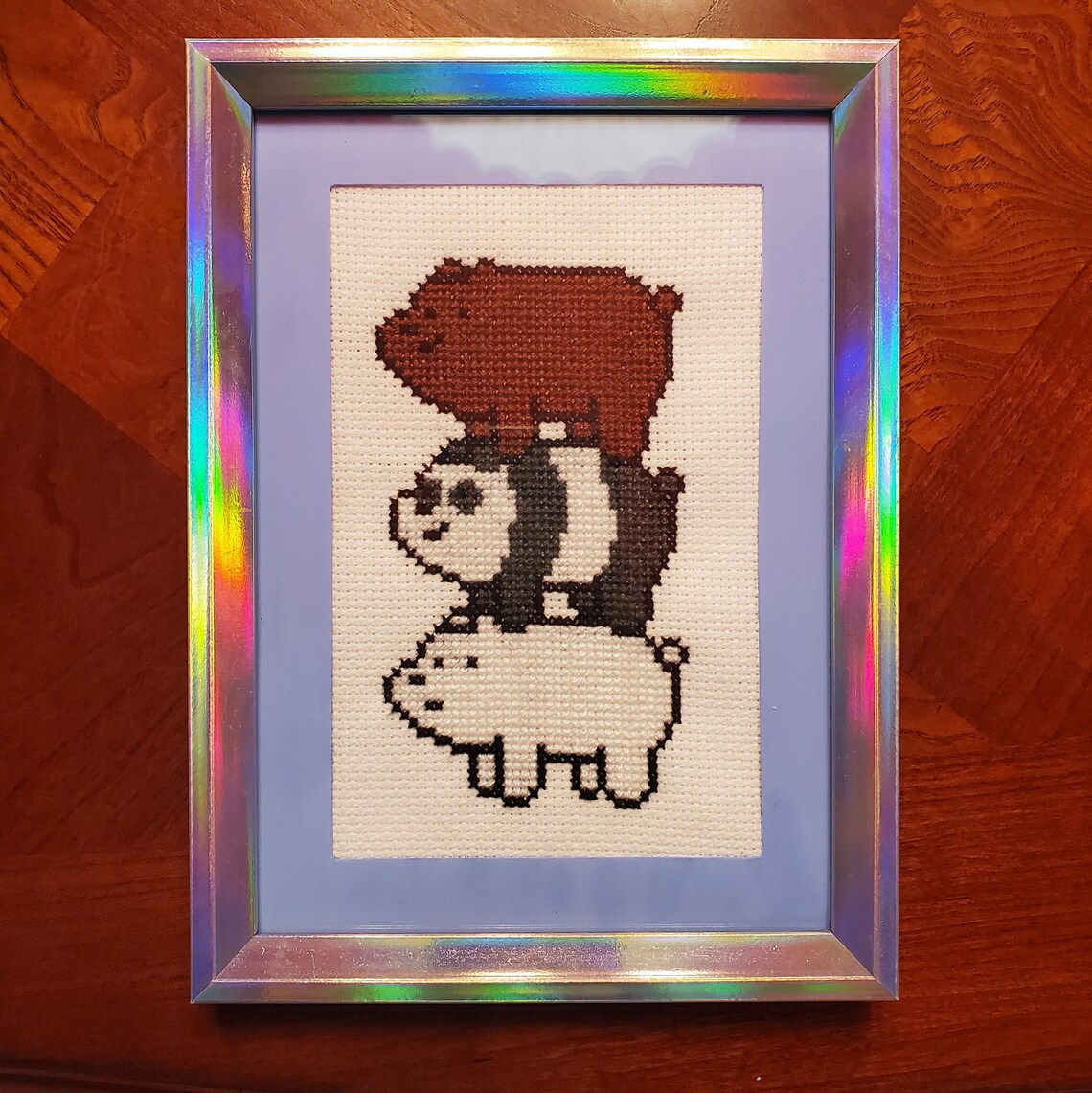 We Bare Bears - Bear Stack Cross Stitch Pattern - Etsy