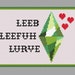 Funny Simlish Live Laugh Love Cross Stitch Pattern - Etsy