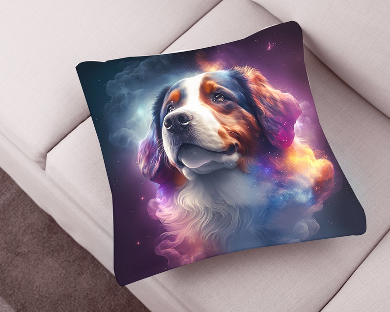 Space Dogs Animals in Space Galaxy Cosmic Cute Dog Digital Art Fantasy ...