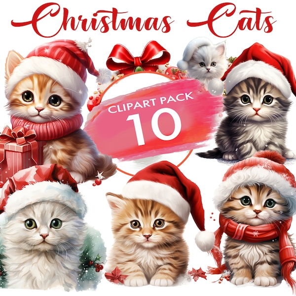 Cat Clipart - Etsy