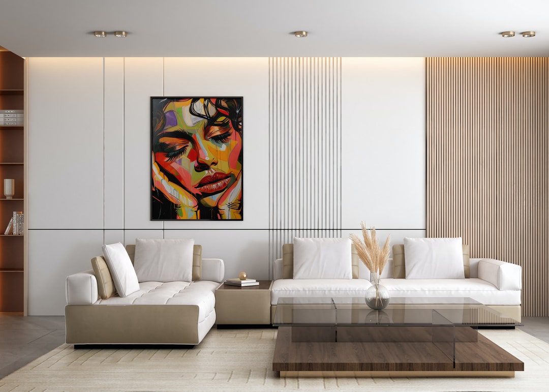 Pop Art Deco Art Sad Unfair Life of Person 1 - Etsy