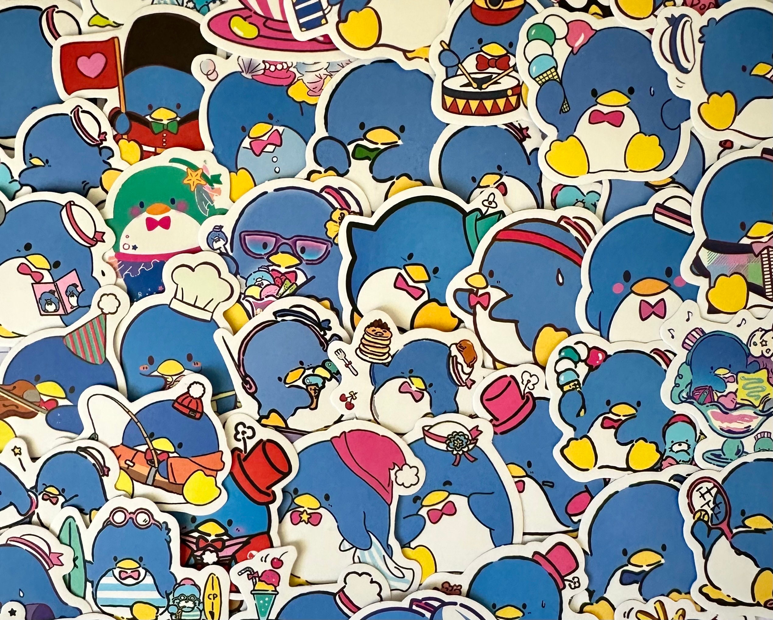 22 Pieces Kawaii Tuxedo Sam Stickers | Waterproof - Etsy