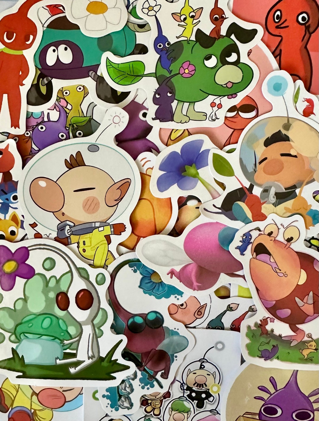20 Pieces Pikmin Stickers | Waterproof - Etsy