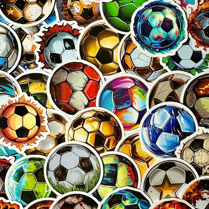Soccer Stickers - Etsy