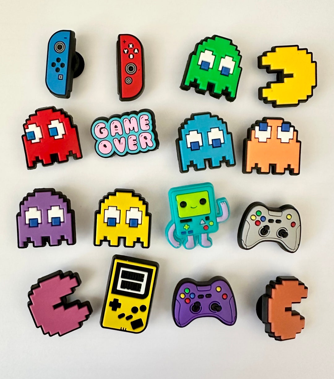 PAC MAN Shoe Charms 16 Pieces - Etsy